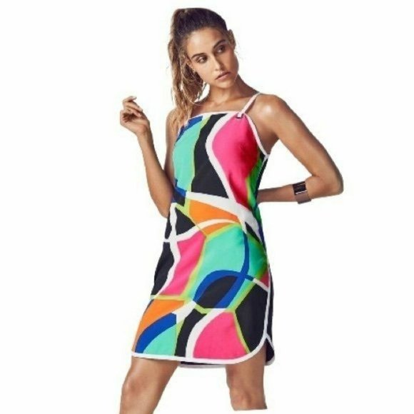 Fabletics | Dresses | Fabletics Size Medium Multicolor Popsicle Print ...